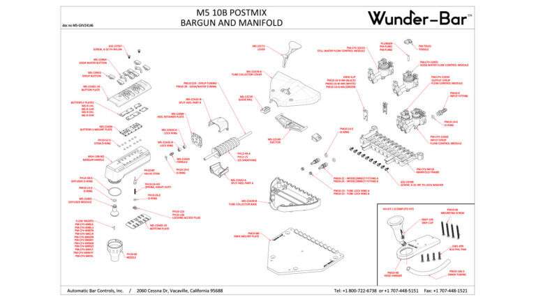 M5 Bargun | Wunder-Bar Automatic Bar Controls Inc.